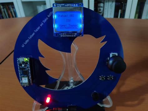 📊🔄 Iot Twitter Follower Tracker And Status Notifier Via Nano 33 Iot Display The Follower