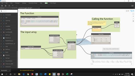 Returning A List From A Funtion Which Also Takes A List As An Input Designscript Dynamo