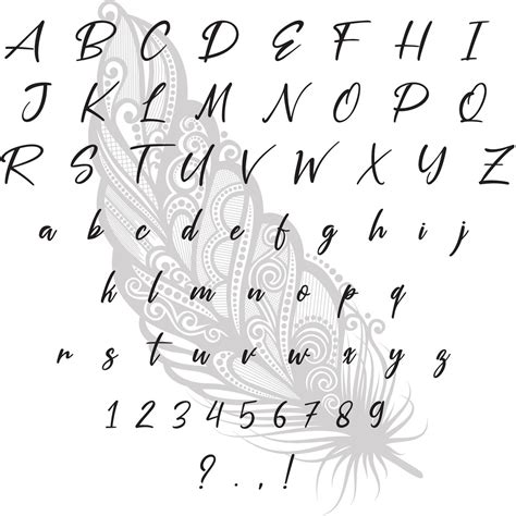 Cursive Font SVG Script Font SVG Calligraphy Font SVG Etsy