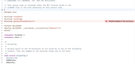folly portability h file not found 0 59 8 · issue 27775 · facebook