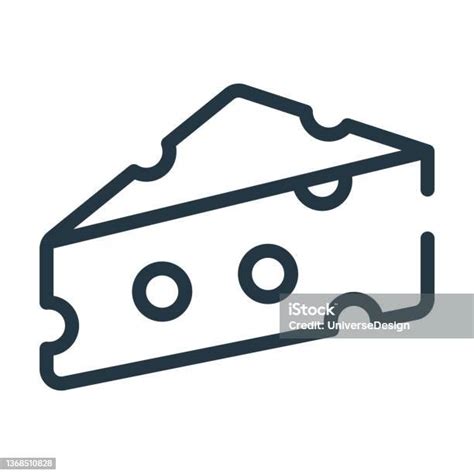 치즈 얇은 라인 아이콘의 조각 치즈 비스트로와 레스토랑 개념 고립 된 윤곽 기호에서 유제품 선형 아이콘 웹 디자인 및 앱에 대한