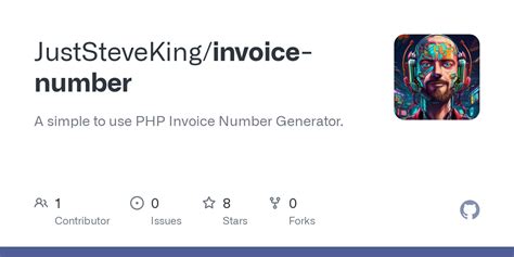 Github Juststevekinginvoice Number A Simple To Use Php Invoice Number Generator