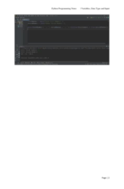 Solution Python 2 Variables Datatype And Input Studypool