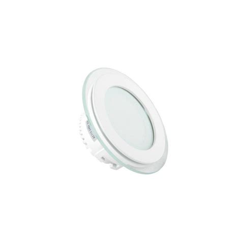 Panel Led V Tac 12w Szkło Okrągły Zmiana Barwy Vt 1204g Rd 3000k 4000k 6000k 1020lm