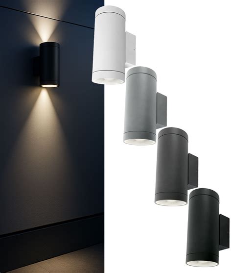 Large Up And Down Wall Light Twin Par30 Led Ip65 108mm One Light