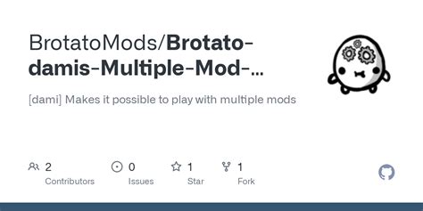 Github Brotatomodsbrotato Damis Multiple Mod Support Dami Makes
