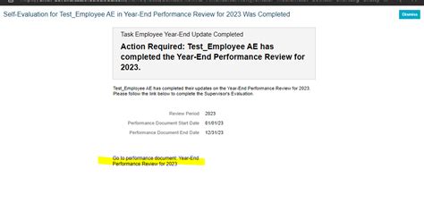 Is There A Way To Update The Formatting Of The Link In Performance Review Completion — Cloud