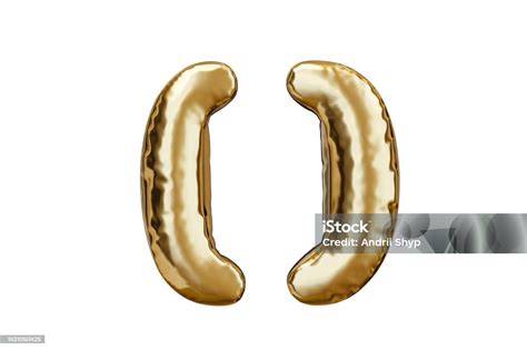 황금 호일 기호 풍선 기호입니다 3d 렌더링 그림 1위에 대한 스톡 사진 및 기타 이미지 1위 3차원 형태 공기 주입 Istock