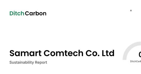 Samart Comtech Co Ltd Sustainability Report Ditchcarbon Samart Comtech Co Ltd Sustainability Report Ditchcarbon