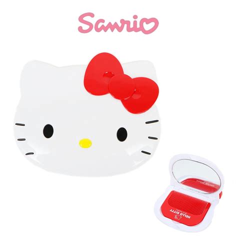 산리오 산리오 케릭터 빗 거울 세트 휴대용 헬로키티 위시버킷