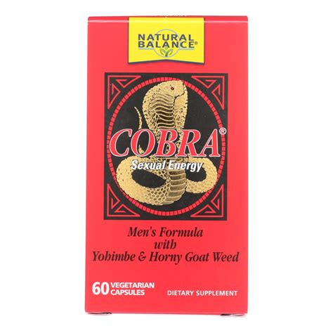 Natural Balance Cobra Sexual Energy 60 Vegetarian Capsules