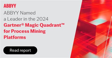 Abbyy Named A Leader In The 2024 Gartner® Magic Quadrant™ For Process