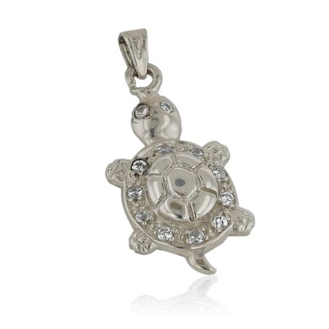 Голяма сребърна костенурка с камъни Somahabg