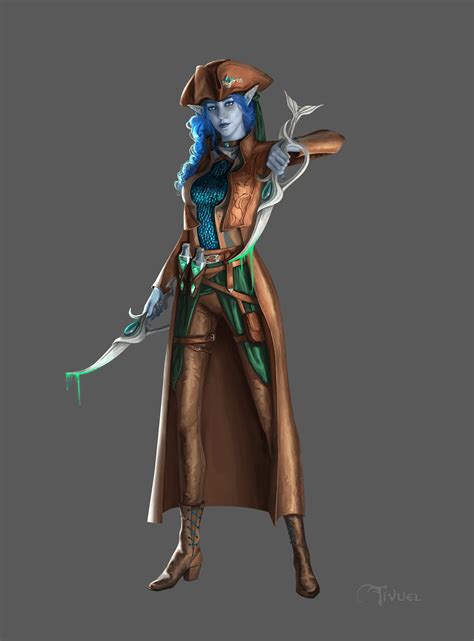 Art Comm Naida Water Genasi College Of Swords Bardswashbuckler