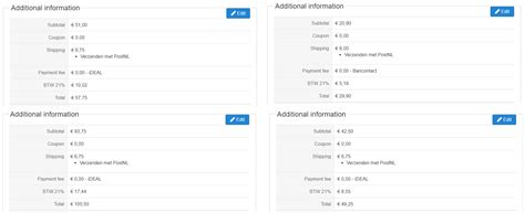 HikaShop Tax Rates Total Amount Without Shipping Costs HikaShop