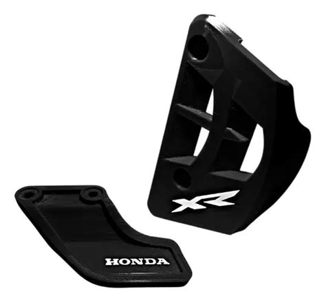 Kit Xr 150 Xr 190 Guia Cadena Y Cubre Caliper Negro Con Letras Blancas