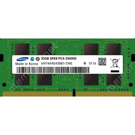 M474A4g43bb1 Cwe 32GB DDR4 3200 Ecc Udimm PC4 25600e Dual Rank X8 Server Memory Memory And