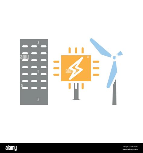 Smart Grid Color Flat Icon Vector Isolated Element Editable Stroke Stock Vector Image And Art