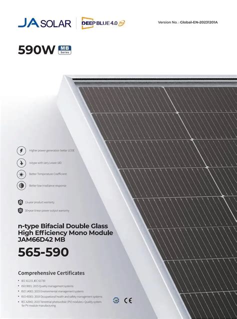 Ja Solar Panels Efficient Bifacial Photovoltaic Solutions