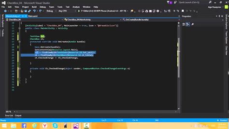 Xamarin Android Checkbox Youtube