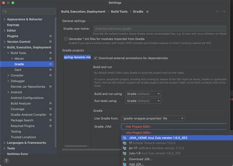 Fix Invalid Gradle Jdk Configuration Found Could Not Find The