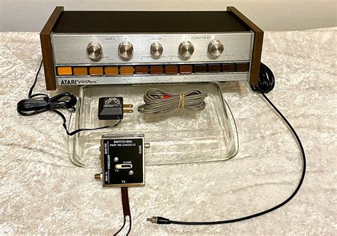Rare 1970 S Vintage Atari Video Music C240 Electronic Music Visualizer With Accessories Works