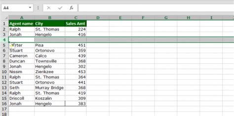 Insert Or Delete A Row Or Column In Microsoft Excel