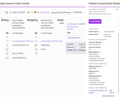 Bigcommerce Order Fetch App Real Time Order Validation