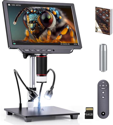 Dcorn 4k Digital Microscope 2000x Magnification 10 Coin Microscope With 52mp