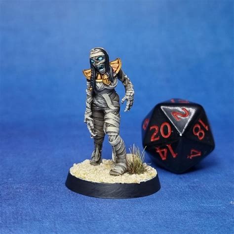 Female Mummy Painted Dnd Rpg Wargames Pathfinder Frostgrave Dandd