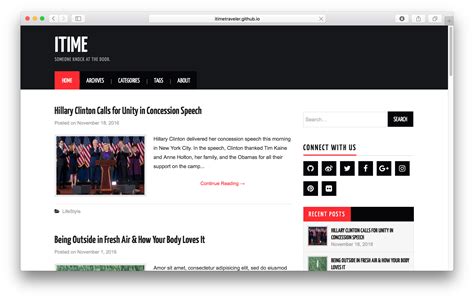 GitHub ITimeTraveler Hexo Theme Hiero An Awesome Magazine Blog Theme For Your Hexo Site