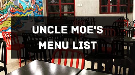 Uncle Moes Menu Prices Philippines 2025 Updated — All About