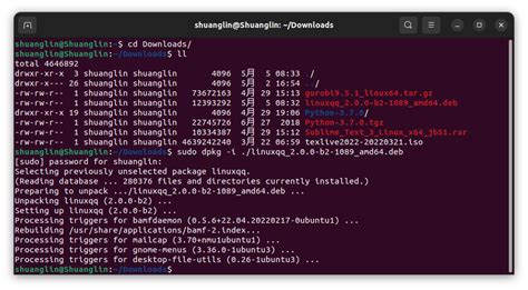 Linux使用dpkg命令安装deb软件包 Shuanglin Li Linux使用dpkg命令安装deb软件包 Shuanglin Li