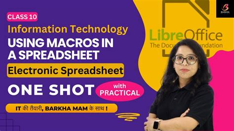 Cbse Information Technology 402 Using Macros In A Spreadsheet