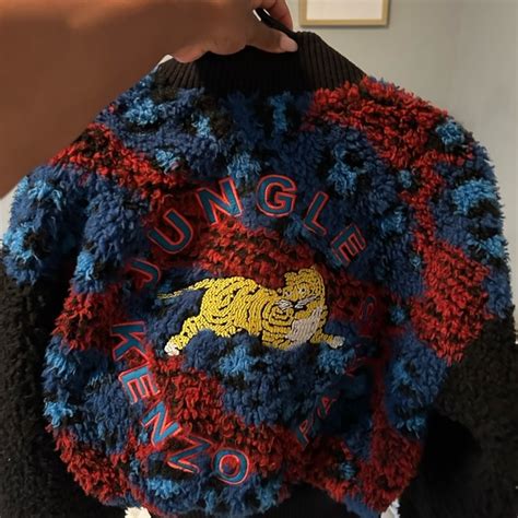 Kenzo Jackets Coats Kenzie X Hm Collab Varsity Jacket Poshmark