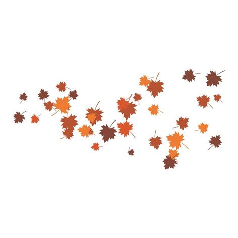 Premium Vector Autumn Leaf Background Template Vector Illustration