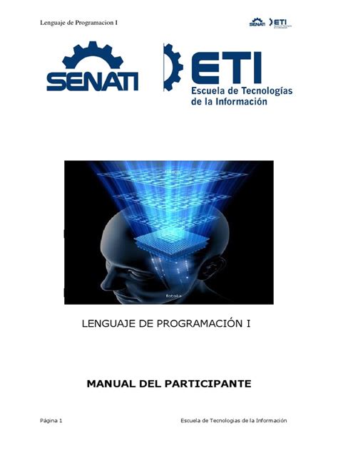 Manual Lenguaje De Programacion 1 Pdf Net Framework Básico