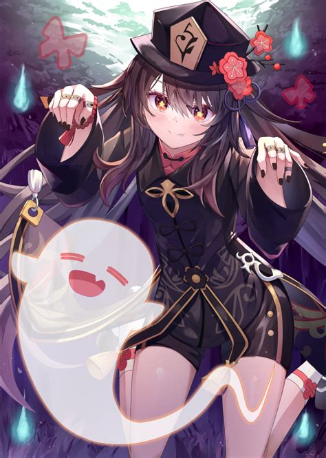 Hu Tao And Boo Tao Genshin Impact Drawn By Mixyuto Danbooru