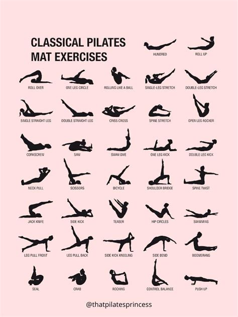 Mat Pilates Exercises🧘🏼‍♀️💫 R Pinkpilatesprincess