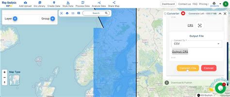 online gis converter kmz to csv