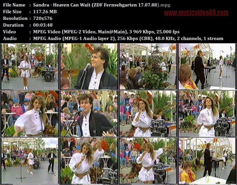 Sandra Heaven Can Wait Zdf Fernsehgarten 170788