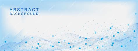 Premium Vector Abstract Dots And Lines Connection Background Digital Big Data Connection Concept