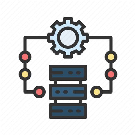 Database Optimization Server Settings Processing Performance Progress Hardware Icon