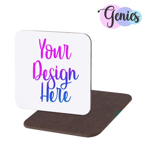 Personalised Coaster Mdf 9cm X 9cm