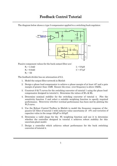 Pdf Feedback Control Tutorial Dokumentips