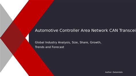 Automotive Controller Area Network Can Transceiver Market Report Global Forecast From 2025
