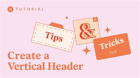 How To Create A Vertical Header Advanced Academy