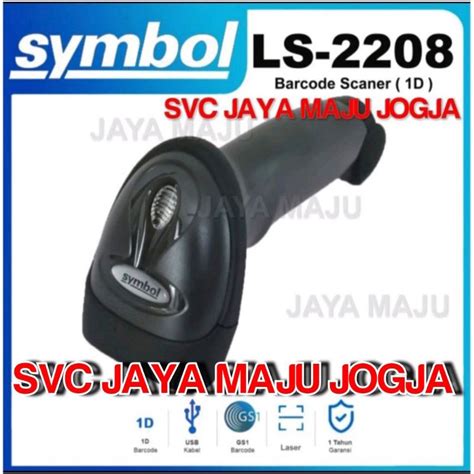 Jual ZEBRA SYMBOL LS2208 1D AUTO SCAN USB PS2 BARCODE SCANNER SYMBOL LS 2208