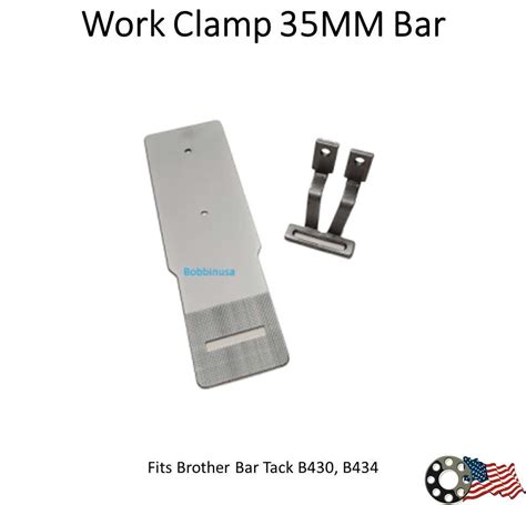 Work Clamp Bar 35mm Feed Plate Brother Bartack