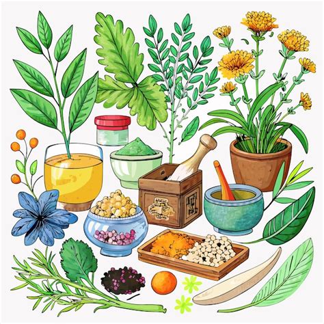 Página 7 Vectores E Ilustraciones De Dibujo Plantas Medicinales Para Descargar Gratis Freepik
